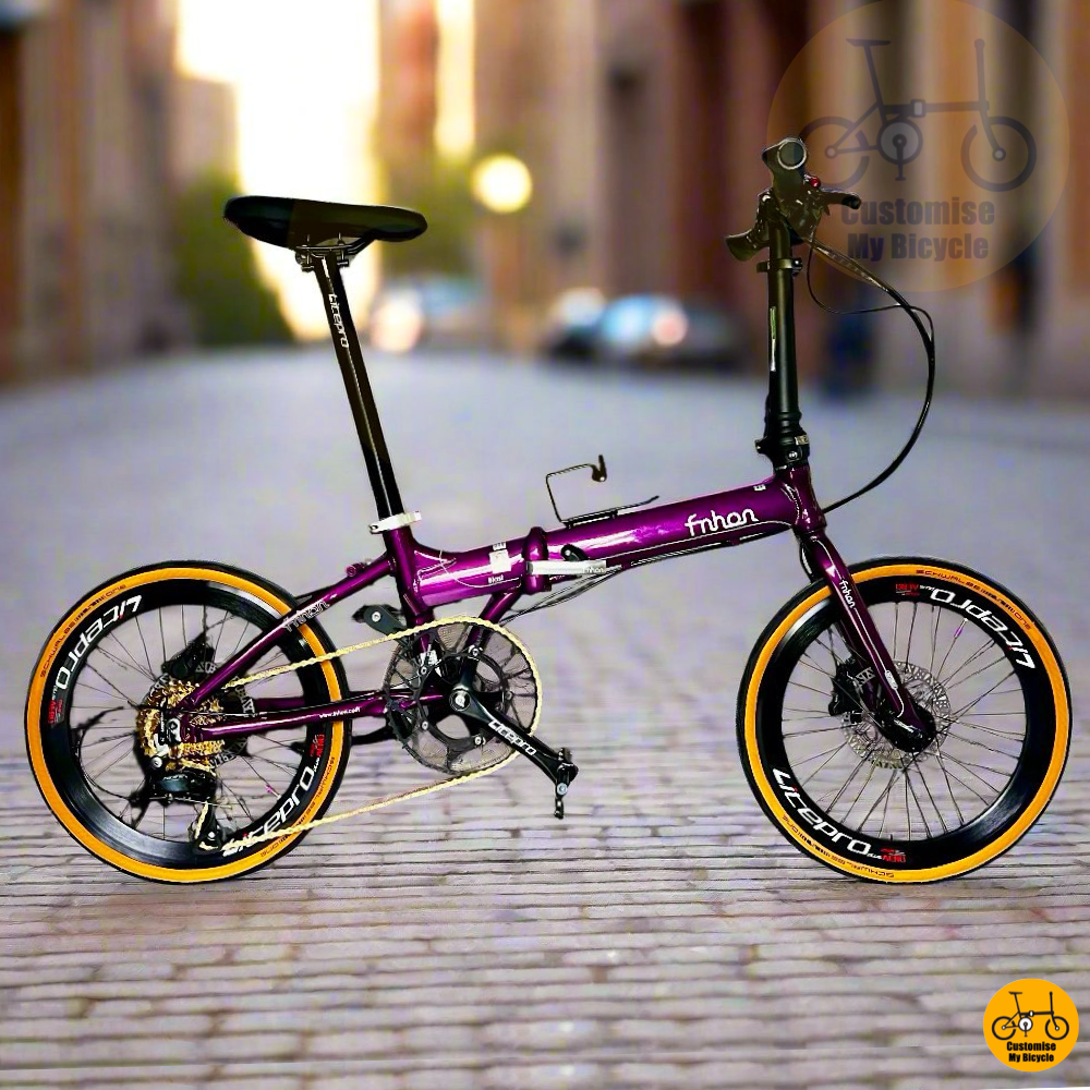 Fnhon Blast 20-Inch Folding Bike – Bold Thanos Colors & High ...