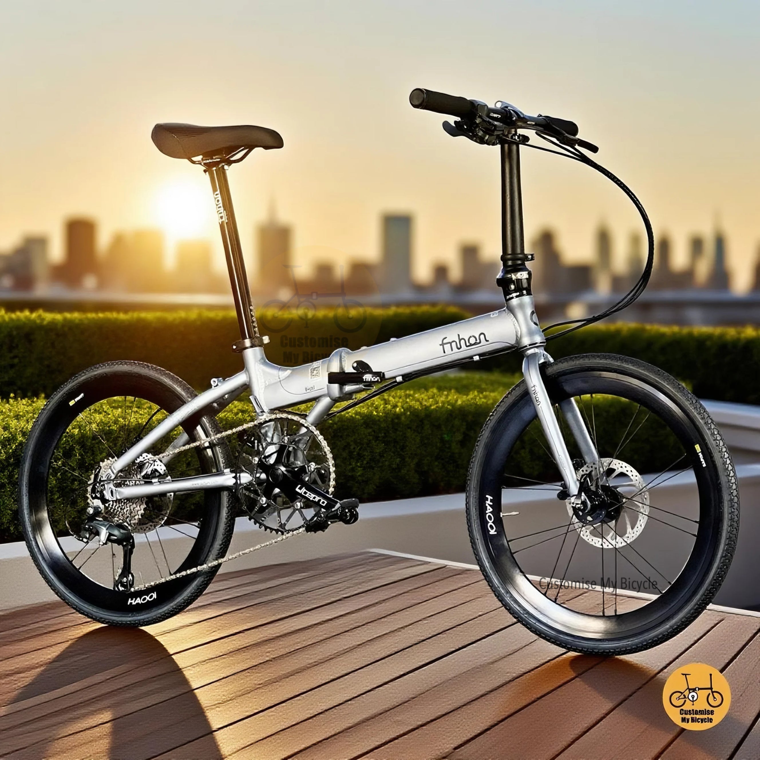 Fnhon Blast 22 inch foldable bike with Shimano 10 speed Tiagra and ...